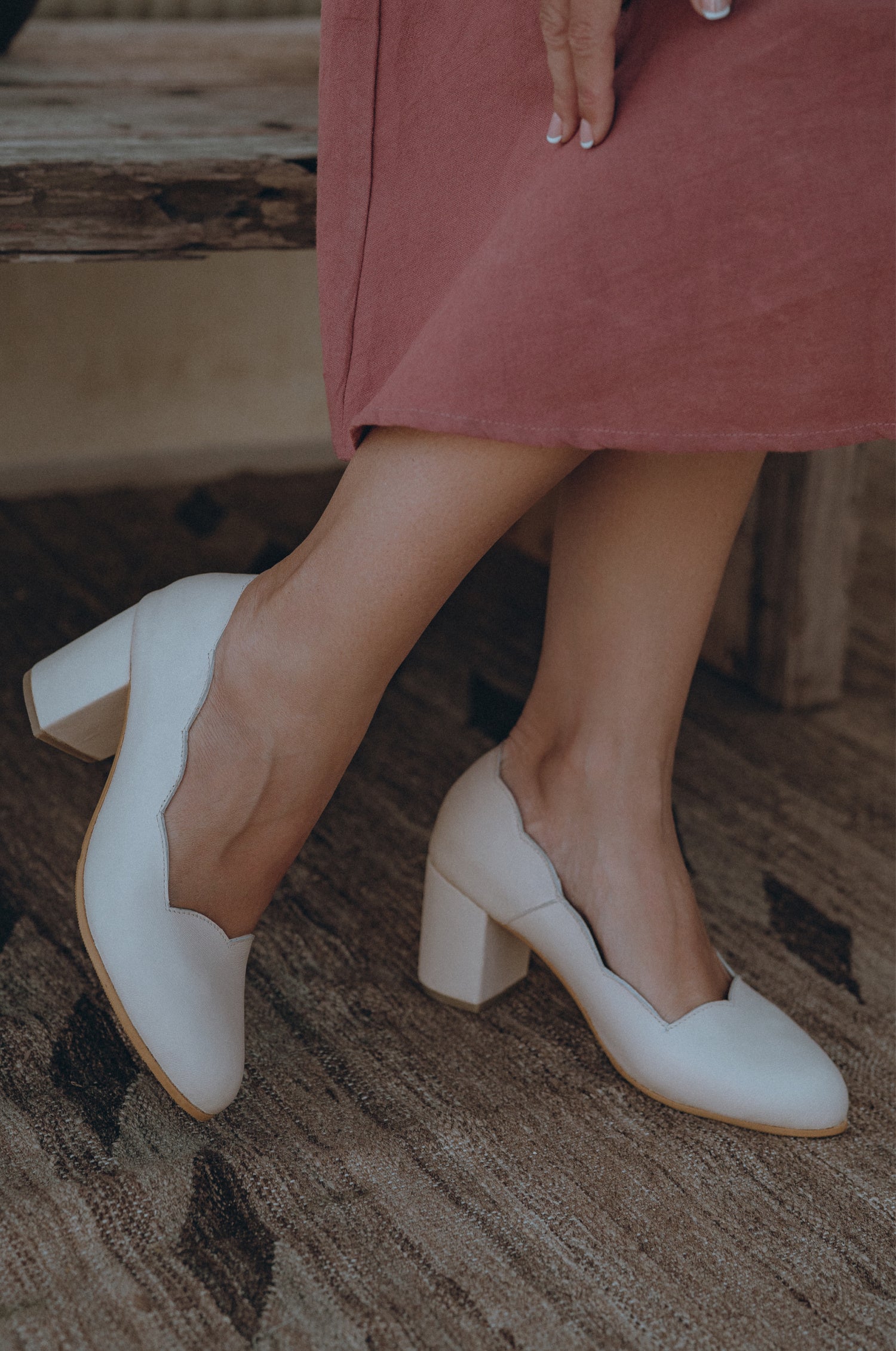 Alia Classic Leather Heels – Bali Lane